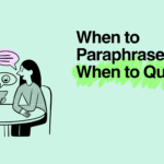 Paraphrasing Exercises with Answers