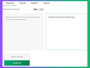 Free Rewording Tool | Rewrite Tool and Word Changer